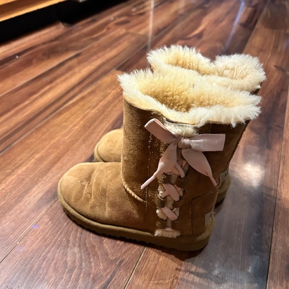 Shoes | Ugg Kids Pink Ribbon Boot | Poshmark